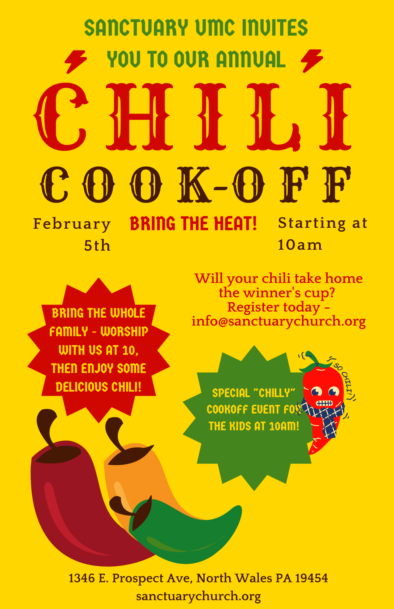 Chili Cook-Off - Sanctuary United Methodist Church